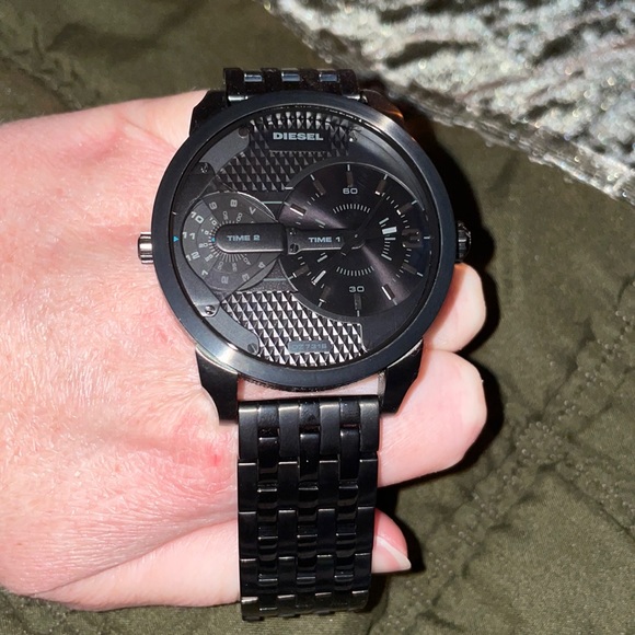 Diesel | Accessories | Diesel Mini Daddy Black Tone Ion Plated Link ...